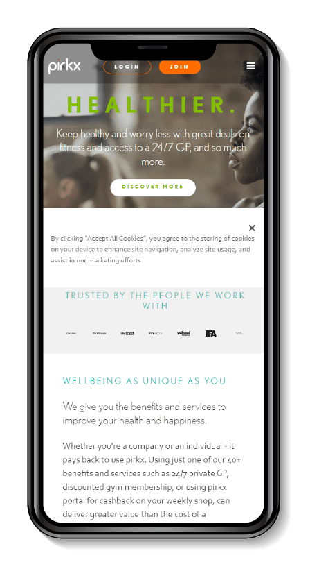 Pirkx - Health & Wellness Portal for Employees, Corporates
