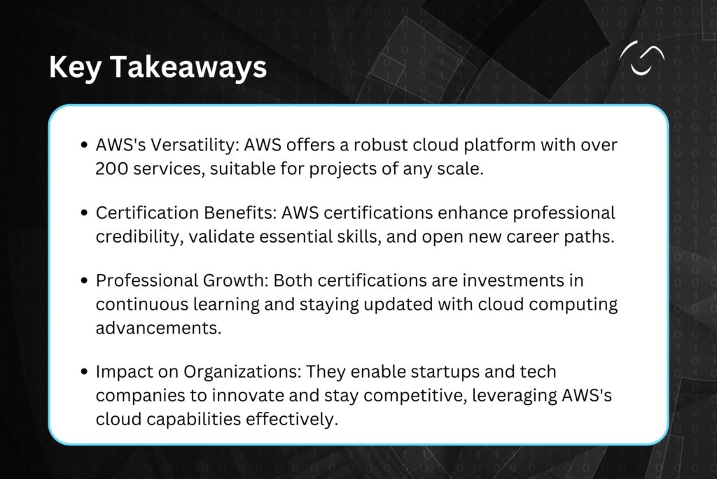AWS Solutions Architect vs Developer Certification