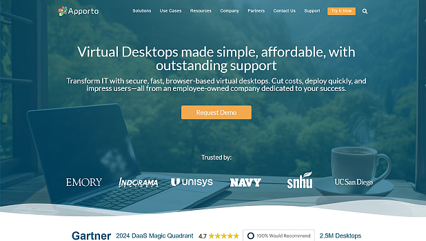 Apporto: Scalable Virtual Desktop Platform Development